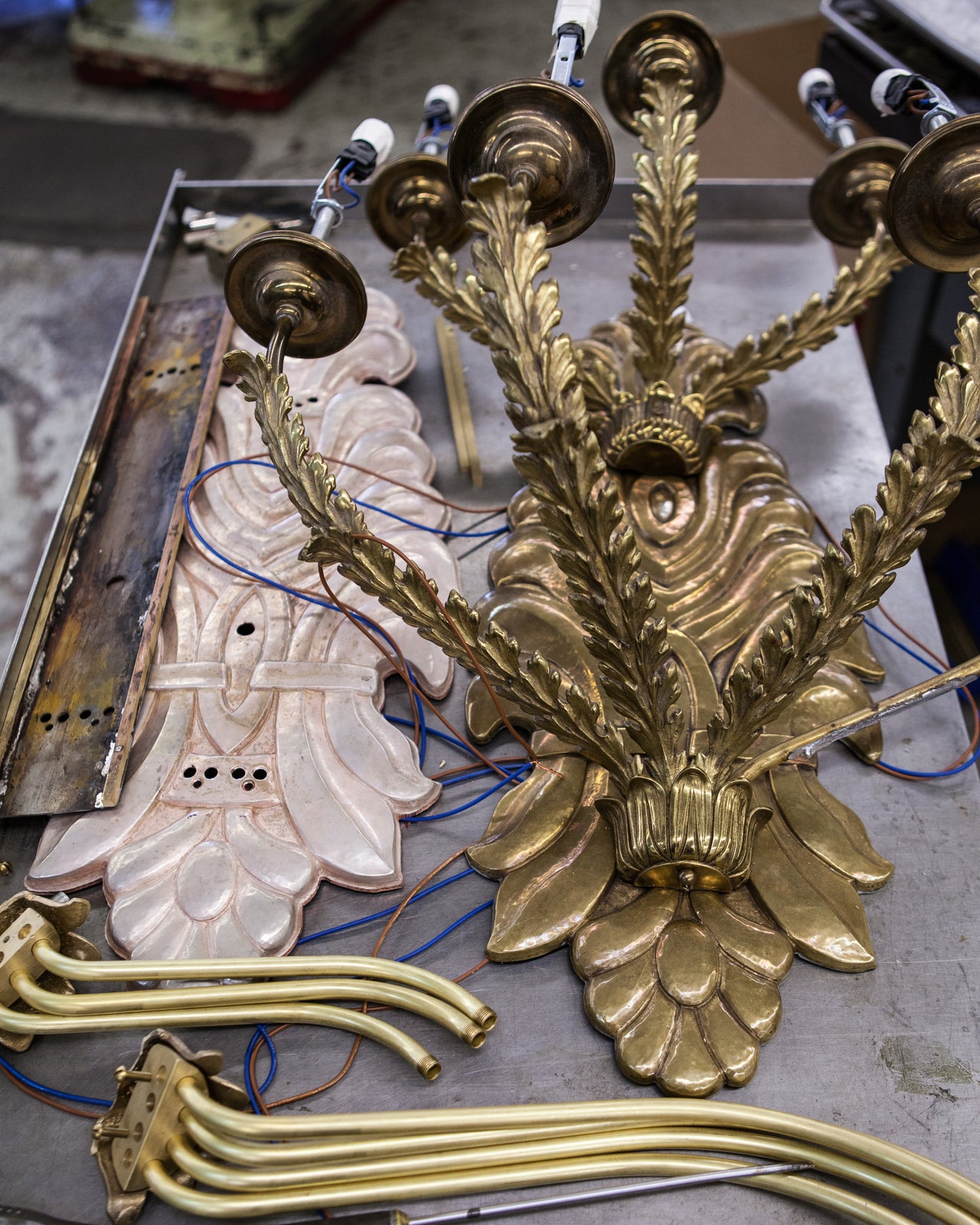 Custom Lighting Restoration Gallery | Pictures of Restored Antique ...