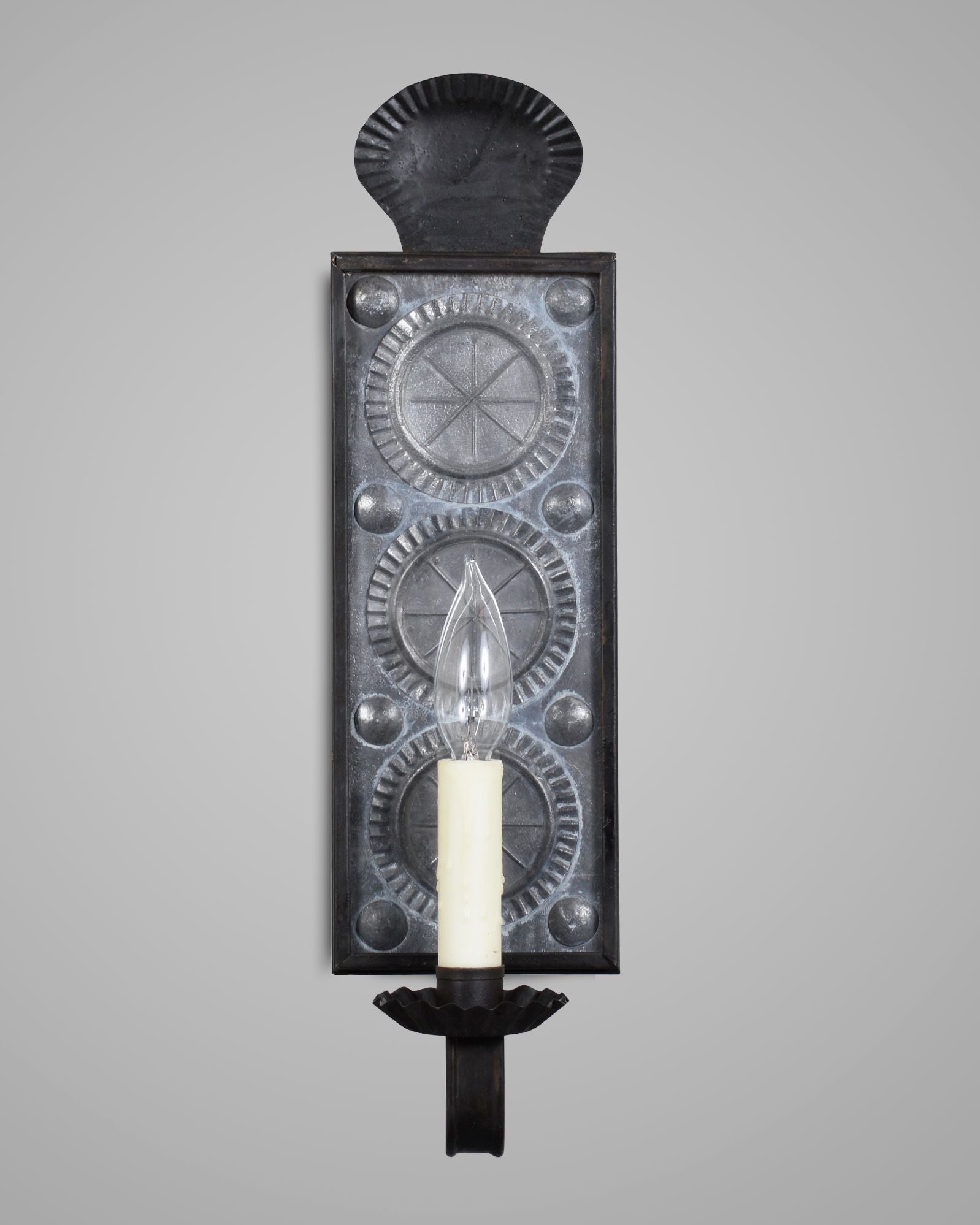 Pewter Reflector Wall Sconce by Scofield Lighting – Remains Lighting Co.